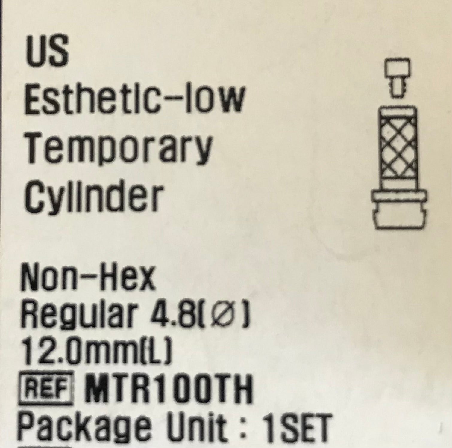 US Esthetic Low Temp cylinder – Osstem Implant Sverige